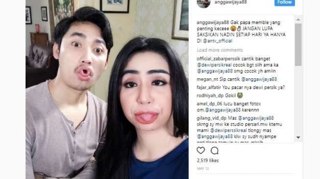 Hot! Potret Kemesraan Dewi Perssik Bareng Calon Suami