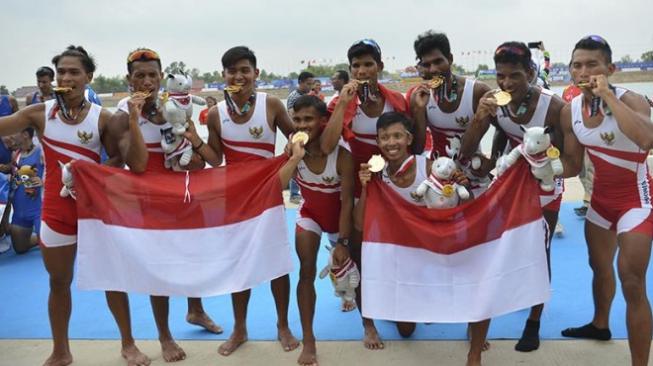 Cabor Dayung Sumbang Emas Kesembilan untuk Indonesia