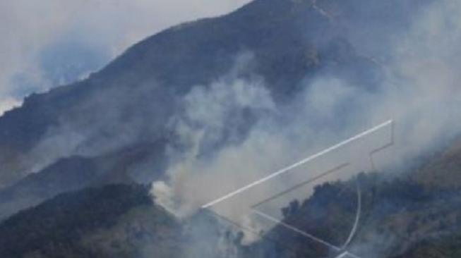 Hutan di Gunung Sumbing Terbakar Lagi