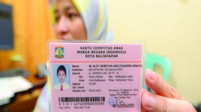 Pembuatan KTP Anak di Kota Serang Terkendala Tinta