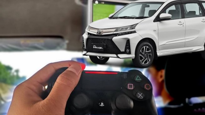 Youtuber ini Buktikan Bahwa Bisa Main Playstation 4 di dalam Mobil Avanza