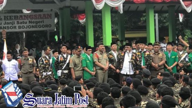 GP Ansor dan Banser Menggelar Apel Kebangsaan