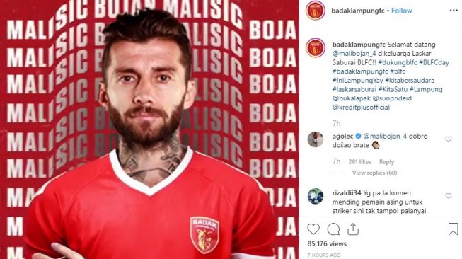 Resmi, Eks Bek Persib Bandung Ini Merapat ke Perseru Badak Lampung Resmi, Eks Bek Persib Bandung Ini Merapat ke Perseru Badak Lampung