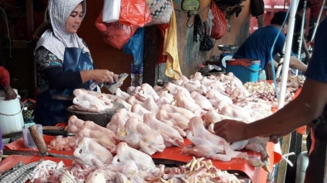 Harga Ayam Potong Naik, Penjualan Turun 50%