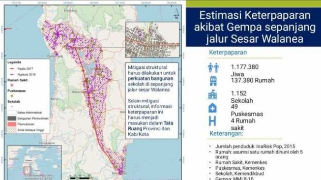 Sesar Walanae, Patahan di Perut Bumi Sulsel yang Bisa Memicu Gempa-Tsunami