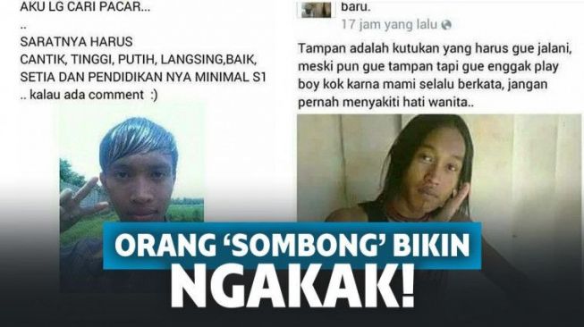 Deretan Orang 'Sombong' Ini Malah Bikin Ngakak Seubun-ubun!
