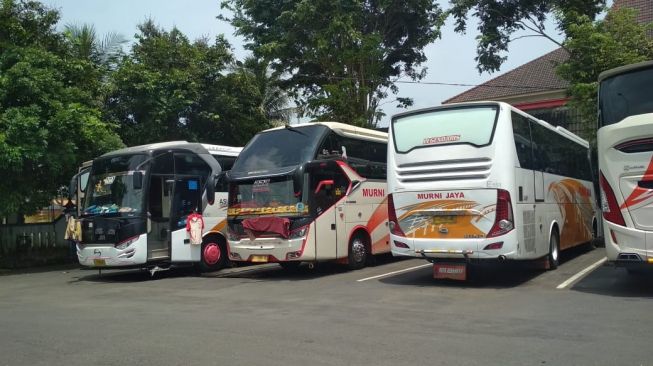 Mala Sopir Bus Kala Pandemi Corona, Tetap Bertahan meski Tak Ada Penumpang Mala Sopir Bus Kala Pandemi Corona, Tetap Bertahan meski Tak Ada Penumpang