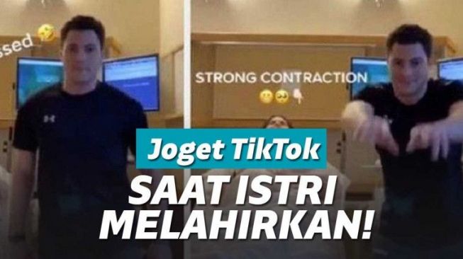 Istri Kontraksi Melahirkan, Suami Ini Malah Asik Joget Tiktok