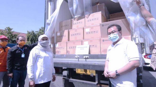 Terima Bantuan Reagen PCR Kit, Kapasitas Lab Jatim Meningkat Signifikan