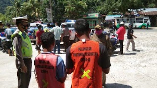 12 Orang Kembali Terjaring Tak Gunakan Masker Oleh Tim Gabungan