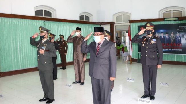 Kodim 0304/Agam Peringati HUT TNI ke-75 Secara Virtual