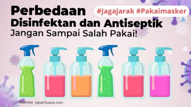 Kumpulan Berita ANTISEPTIK: INFOGRAFIS: Perbedaan Disinfektan dan ...