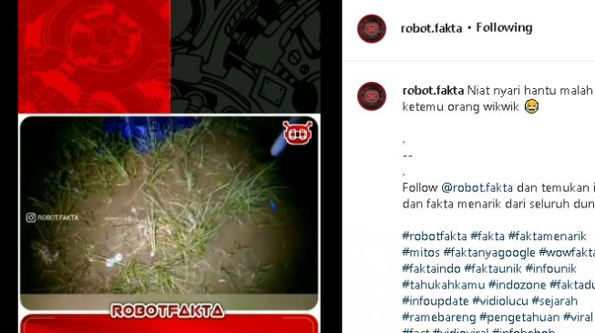 Viral Aksi Pemuda Berburu Hantu, Malah Pergoki Pasangan Berbuat Mesum