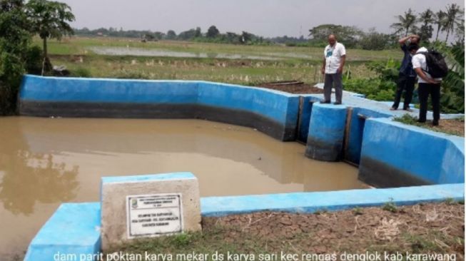 Embung dan Dam Parit Jadi Solusi Masalah Kekurangan Air di Karawang