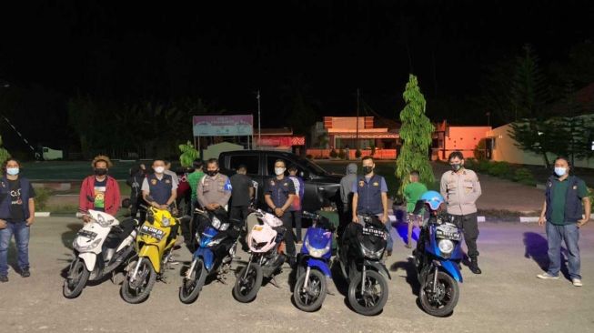 Tim Resmob Pasopati Amankan 13 Remaja Pelaku Balap Liar