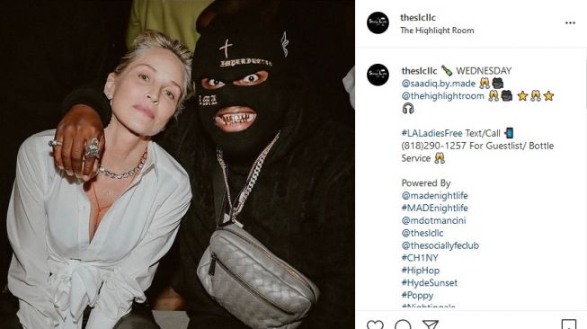 Sharon Stone Pacari Rapper RMR, Usianya Terpaut 38 Tahun!