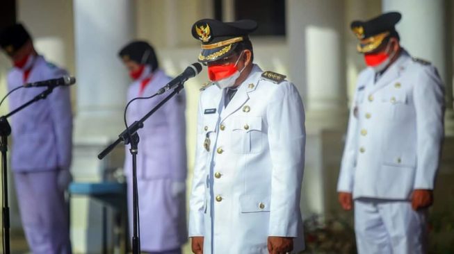 Bupati Tanjab Barat Jadi Irup di HUT RI ke-76