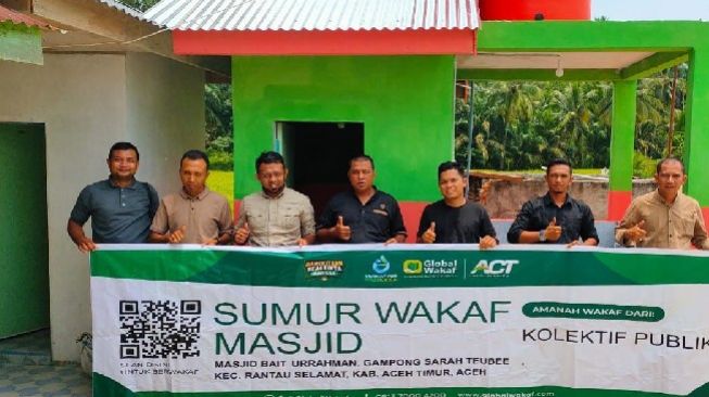 Global Wakaf-ACT Hadirkan Sumur Wakaf di Mesjid Sarah Teubee
