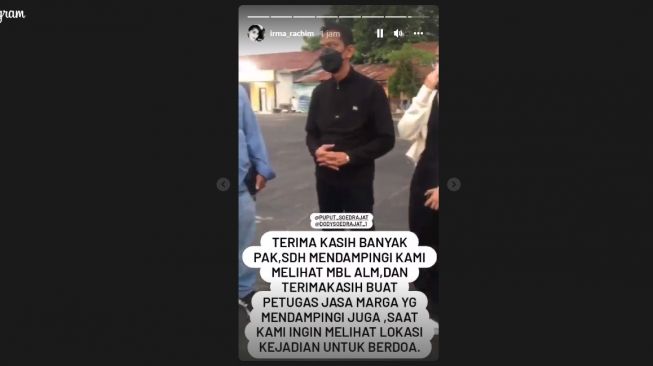 7 Potret Doddy Sudrajat Cs Tabur bunga di Jalan Tol, Apa Maksudnya?