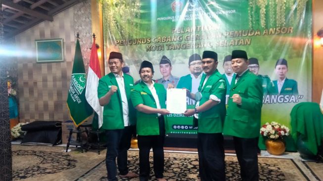 Tertunda Selama 2 Tahun, Pengurus GP Ansor Kota Tangsel Resmi Dilantik