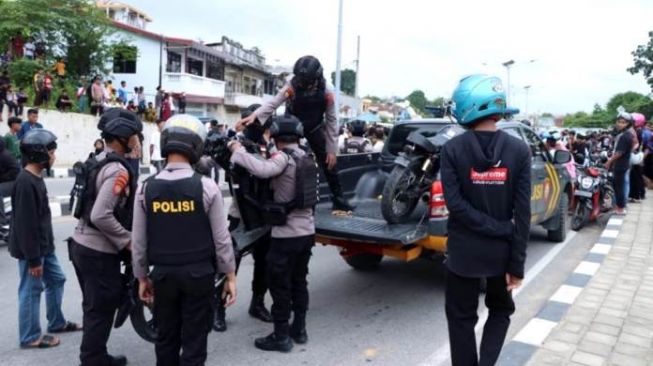 Hari Pertama Puasa di Kendari, Puluhan Motor Terjaring Razia Balapan Liar
