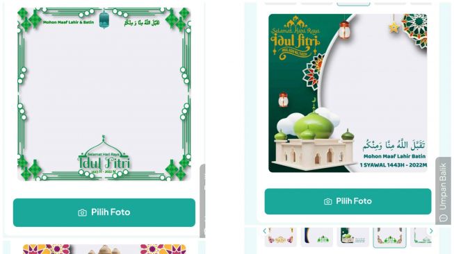 20 Link Twibbon Twibbonize Hari Raya Idul Fitri 1 Syawal 1443H Lebaran 2022