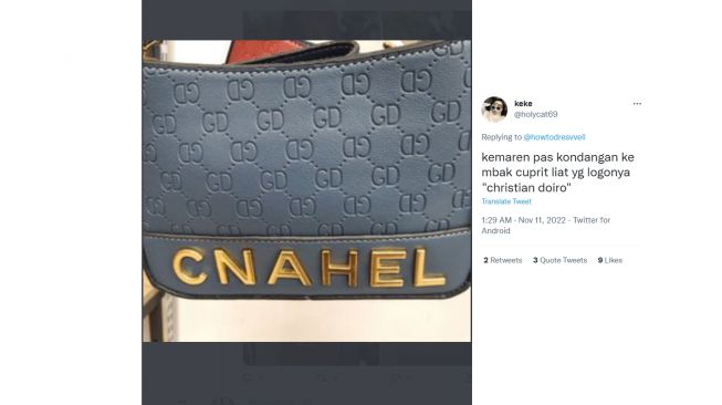 8 Tas KW Ini Coba Pelesetkan Nama Brand Mewah, Hasilnya Justru Bikin Ngakak