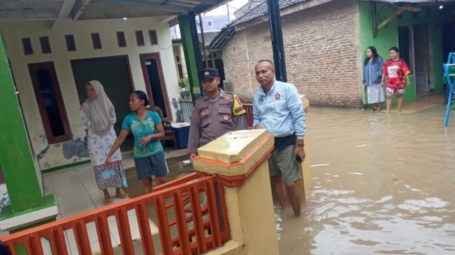 Cuaca Ekstrem, Sejumlah Wilayah di Kabupaten Serang Tergenang Banjir