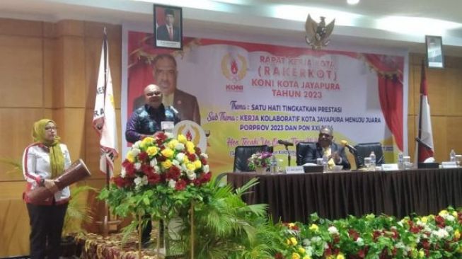 Tatap Porprov dan PON XXI, KONI Kota Jayapura Gelar Raker