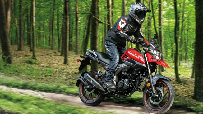 Sangar bak Ducati Multistrada tapi Sekaliber CB150X, Intip Pesona Suzuki Haojue DL160