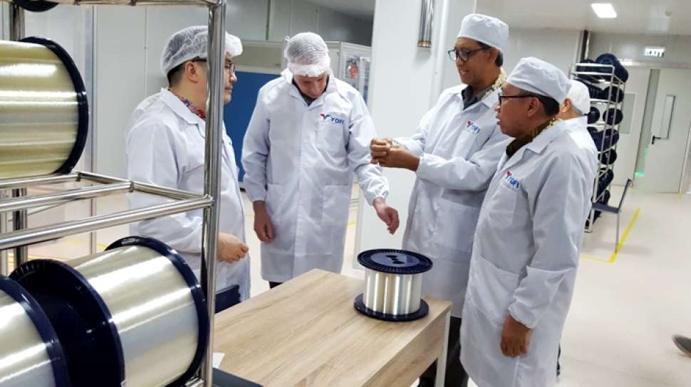 Industri Serat Optik Pertama di ASEAN Beroperasi di Karawang