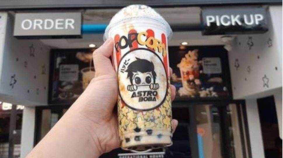 Unik! Gerai Minuman Ini Punya Varian Boba Popcorn, Seperti Apa Rasanya?