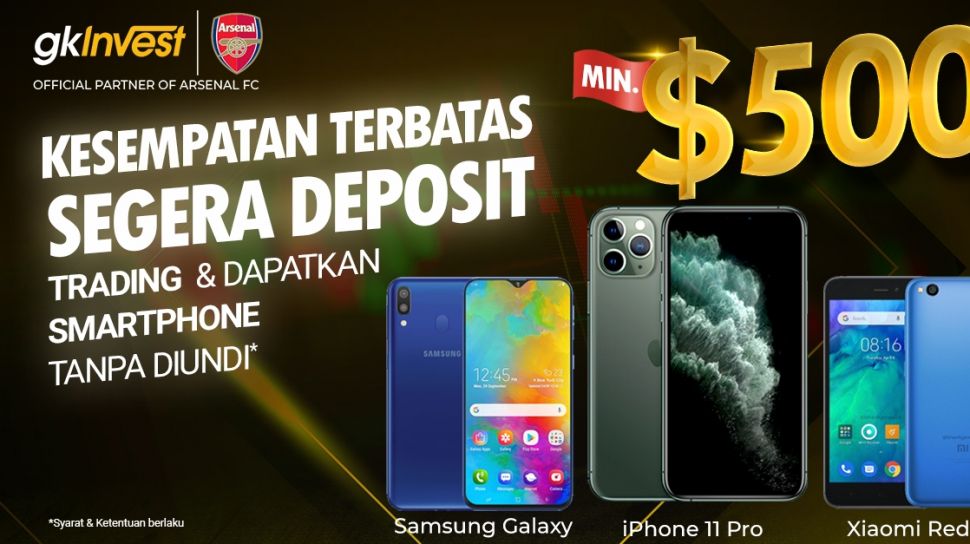 Trading di GKInvest dan Menangkan Smartphone Terbaru di Periode 2