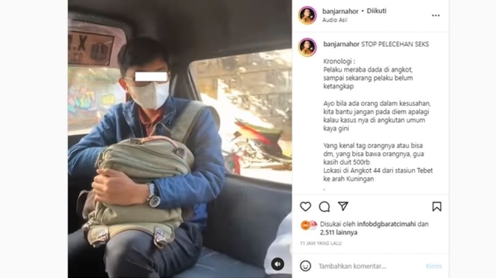 Periksa Sejumlah Saksi, Polisi Telisik Keberadaan Pelaku Pelecehan Seksual Penumpang Angkot di Tebet