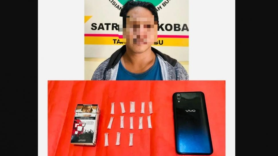 Pengedar Sabu di Tanah Bumbu Ditangkap di Rumah, 13 Paket Ditemukan Dalam Bungkus Rokok