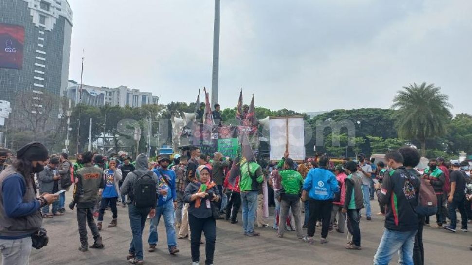 Massa Ojol Akan Gelar Demo di Kawasan Pasaraya Blok M Jam 11 Siang