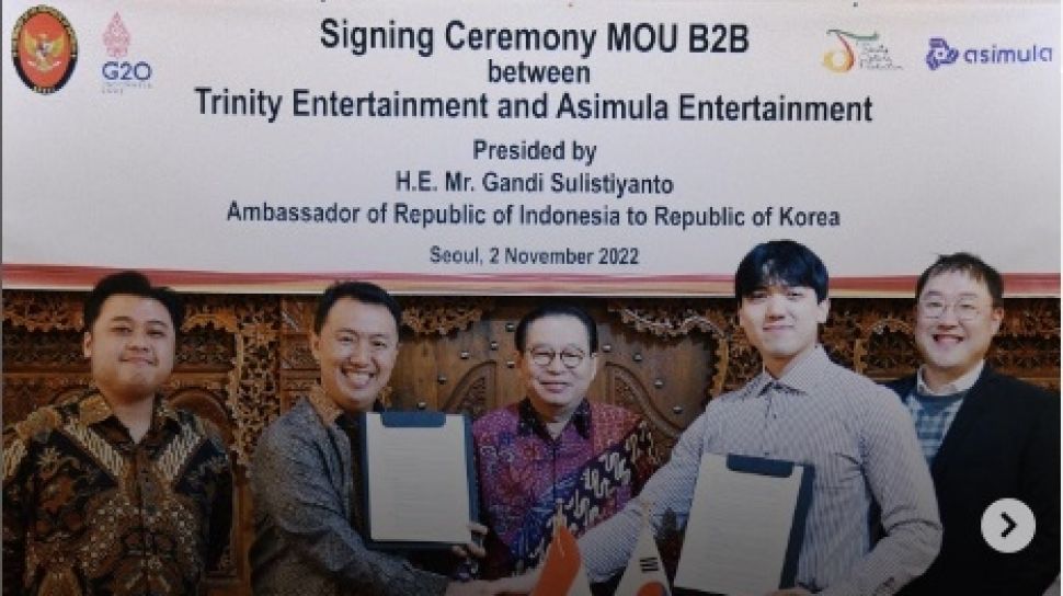 Siap Ramu Kolaborasi Apik, Trinity Optima Production Gandeng Perusahaan Hiburan Korea Selatan