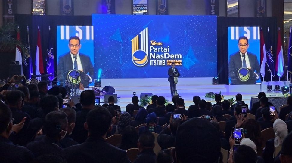 Pidato di HUT NasDem ke-11, Anies: Saya Dapat Kehormatan Hadir sebagai Capres