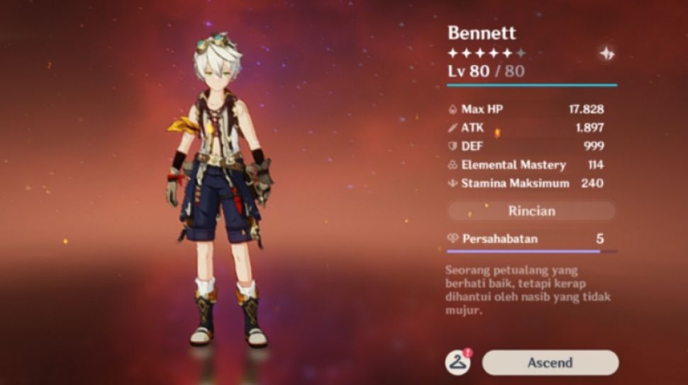 3 Cara Menggunakan Bennett di Game Genshin Impact