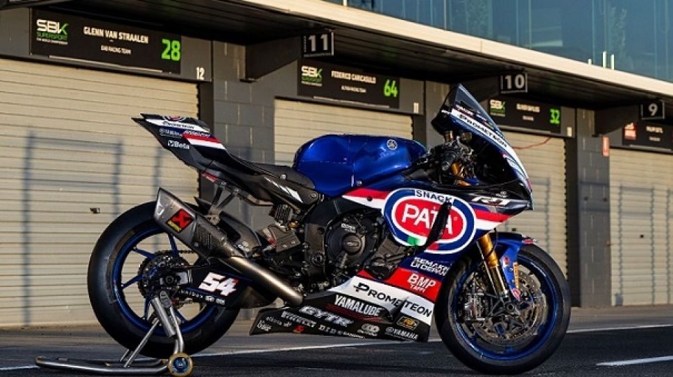 Siap Tampil di WSBK Mandalika 2023, Yamaha Siapkan Livery Khusus Warna Indonesia