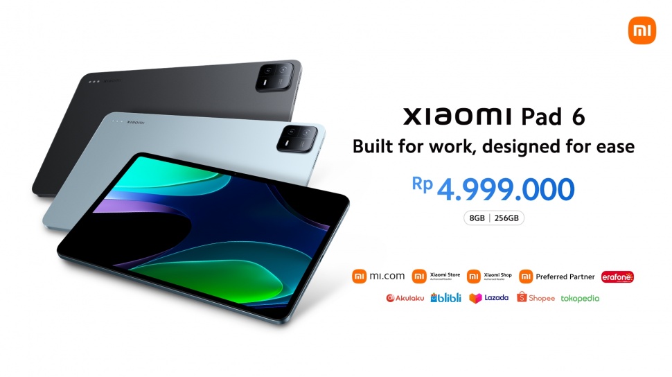 Tablet Xiaomi Pad 6 Resmi Hadir di Indonesia, Ini Harga dan Spesifikasinya