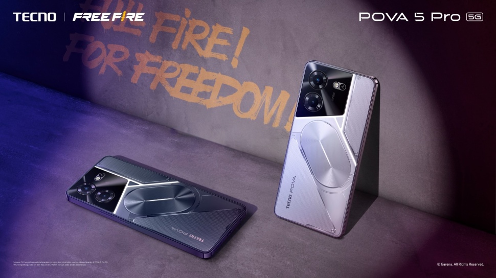 Tecno Pova 5 Series 5G Edisi Free Fire Gebrak Pasar Indonesia, Harga Mulai Rp 2 jutaan