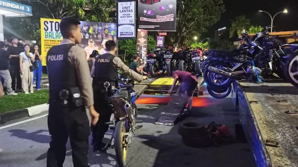 Yang Hobi Balap Liar Wajib Tahu, Motor Kena Razia Ditahan sampai Lebaran