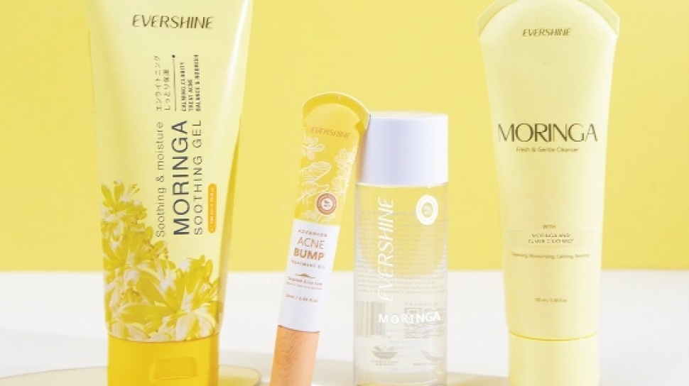 4 Produk Skincare Moringa Series dari Evershine untuk Kulit Berjerawat