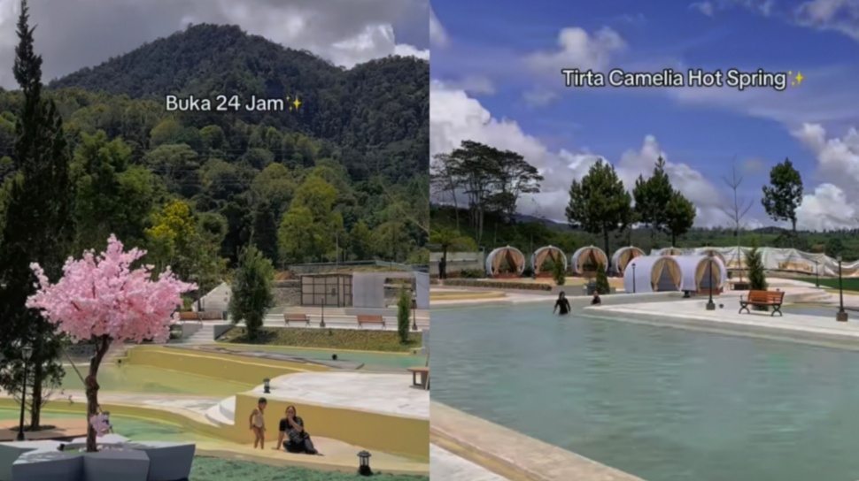Harga Tiket Kolam Renang Air Panas Tirta Camelia Pangalengan, Viral di TikTok Jadi Tempat Estetik