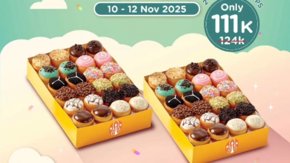 Promo J.POPS dari JCO di Tanggal Cantik 11.11! Serbu Sekarang