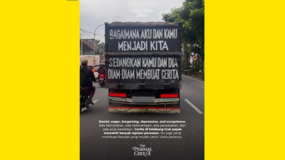 Menyoal Tulisan di Bak Belakang Truk: Viral, Vulgar, Atau Puitis Saja Sih?