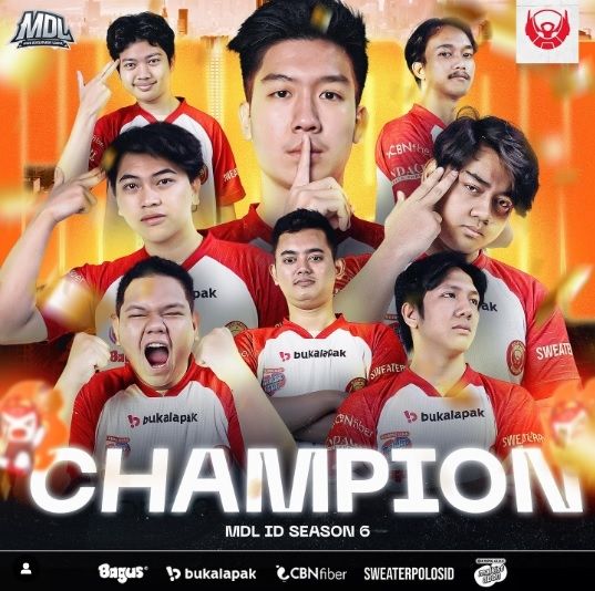 Bigetron Beta Juara MDL ID S6, Usai Bantai Evos Icon 3-0