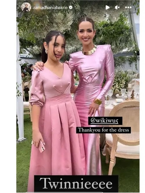 Potret Putri Nia Ramadhani, Mikhayla Bakrie di Ulang Tahun Pernikahan Kakek Neneknya Jadi ...