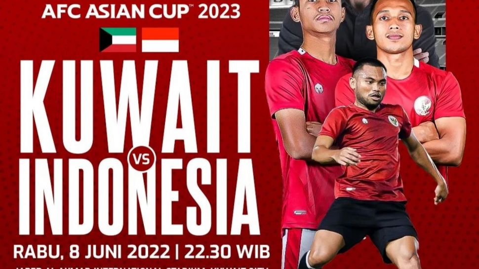Jadwal Live Streaming Indonesia Vs Kuwait Afc Asian Cup 2023 Di